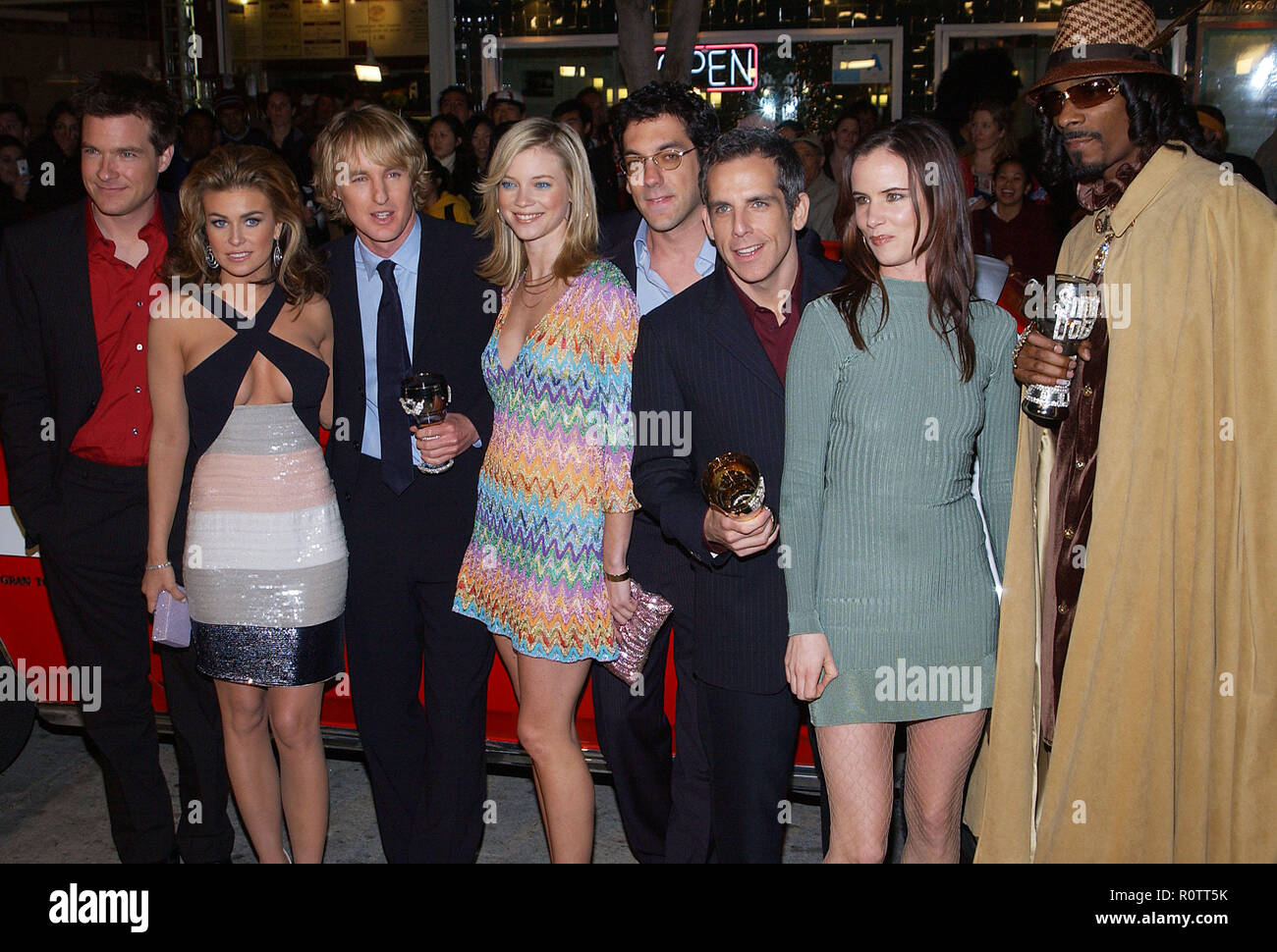The cast, Carmen Electra, Owen Wilson, Amy Smart, the director Todd ...
