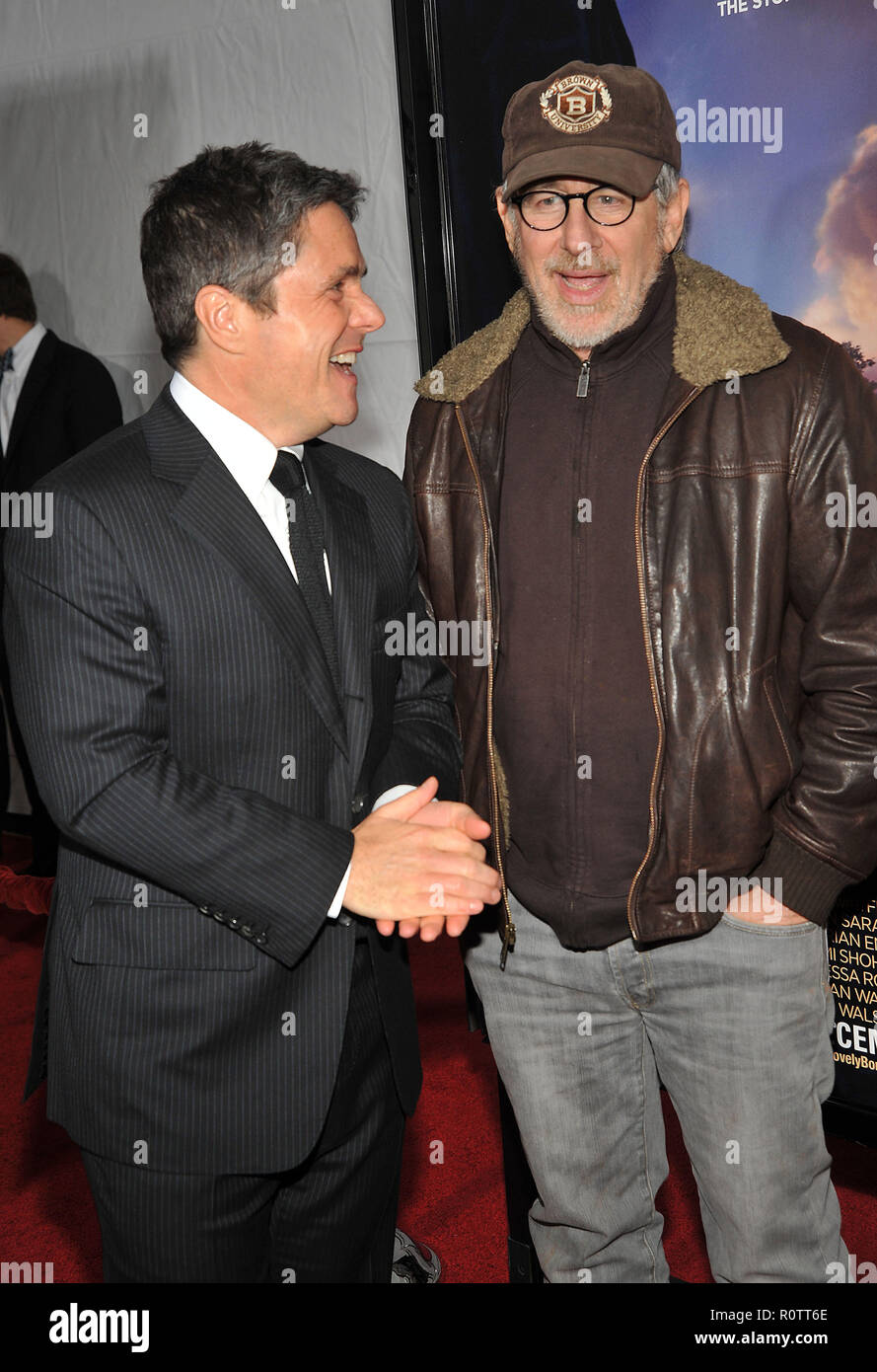 Steven Spielberg Brad Gray 83 - The Lovely Bones Premiere at the ...
