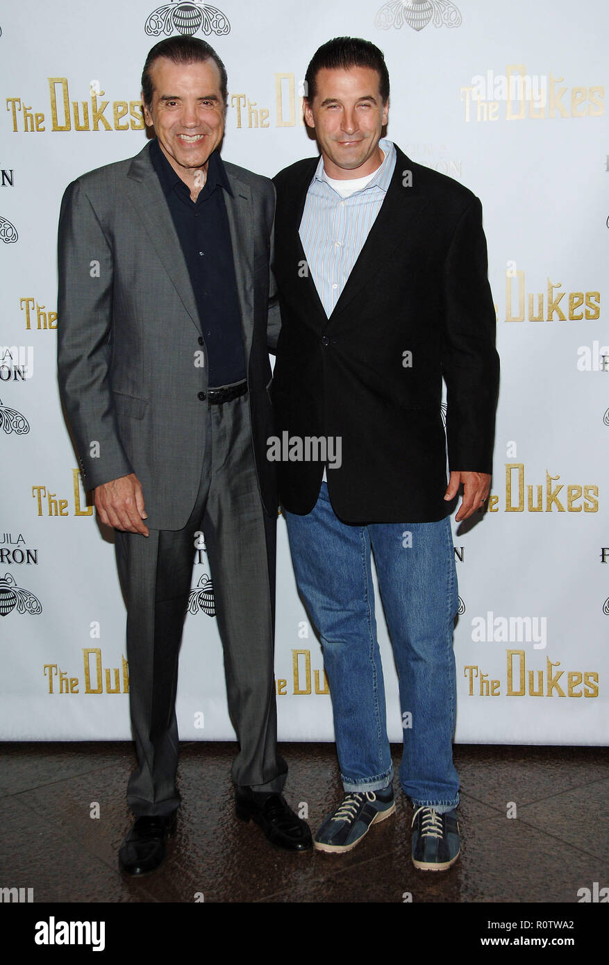 Chaz Palminteri and William Baldwin arriving at THE DUKES, special ...