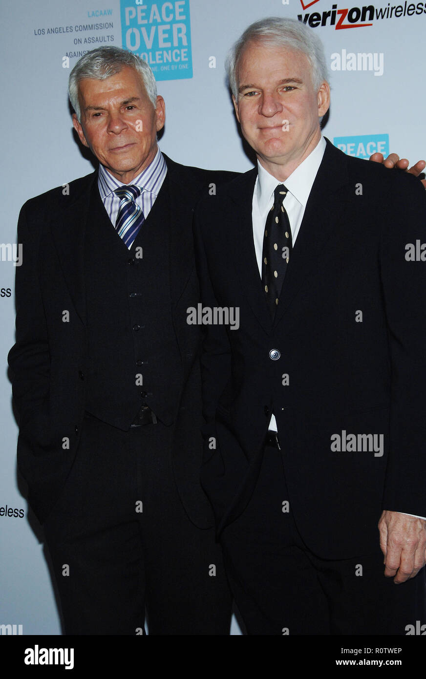 Steve Martin and Ed Limato arriving at 35th Humanitarian Awards Dinner ...