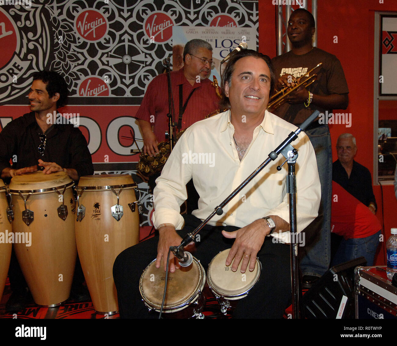 Andy Garcia with the Cineson All Stars performing at the The Lost City ...