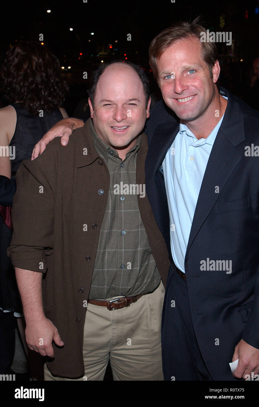 Jason Alexander posing with Thomas Bradley at the premiere of Shallow ...