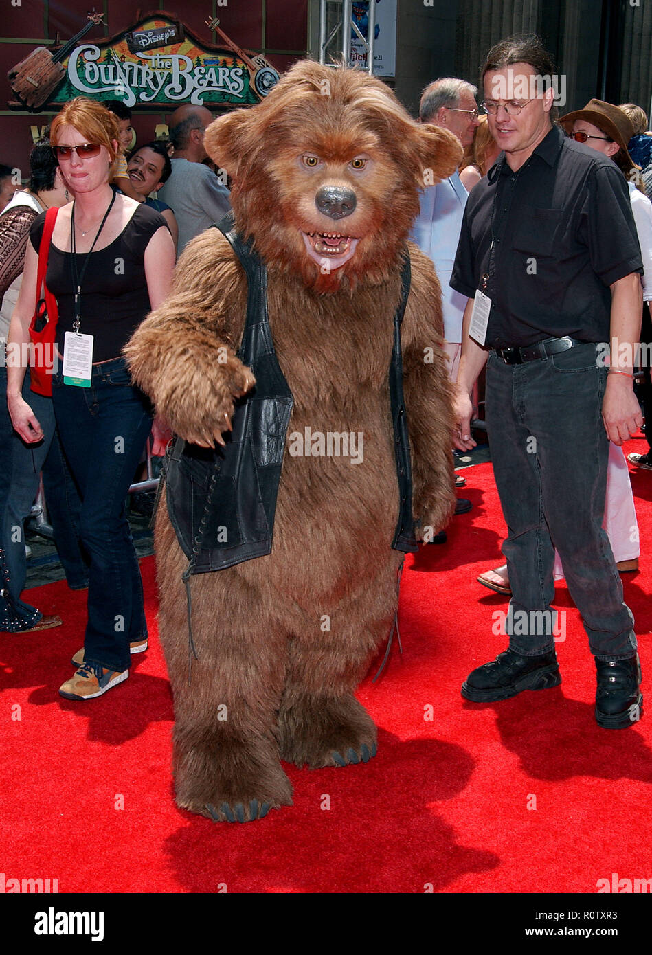 Bear arriving at the premiere of " Country Bears " at El Captain ...