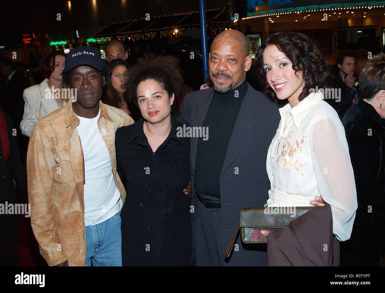 Don Cheadle with wife Bridget, the director Carl Franklin and Jennifer ...