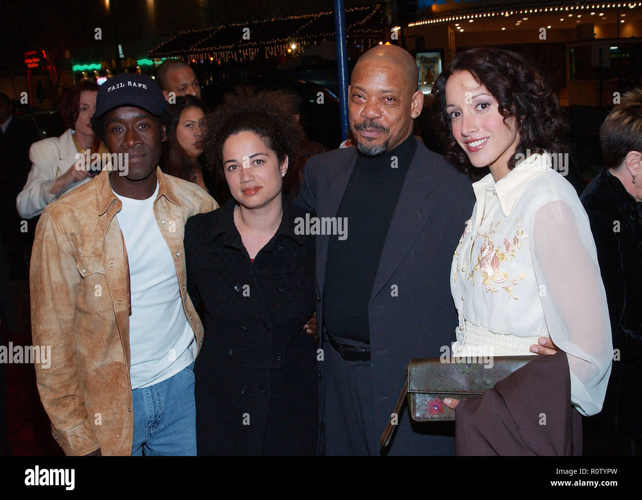 Don Cheadle with wife Bridget, the director Carl Franklin and Jennifer ...