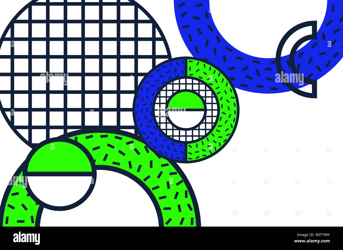 Universal geometric colorful trend background with bright bold lineal ...