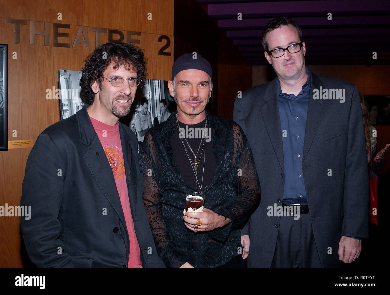 Joel Coen, Billy Bob Thornton and the producer John Cameron posing at ...