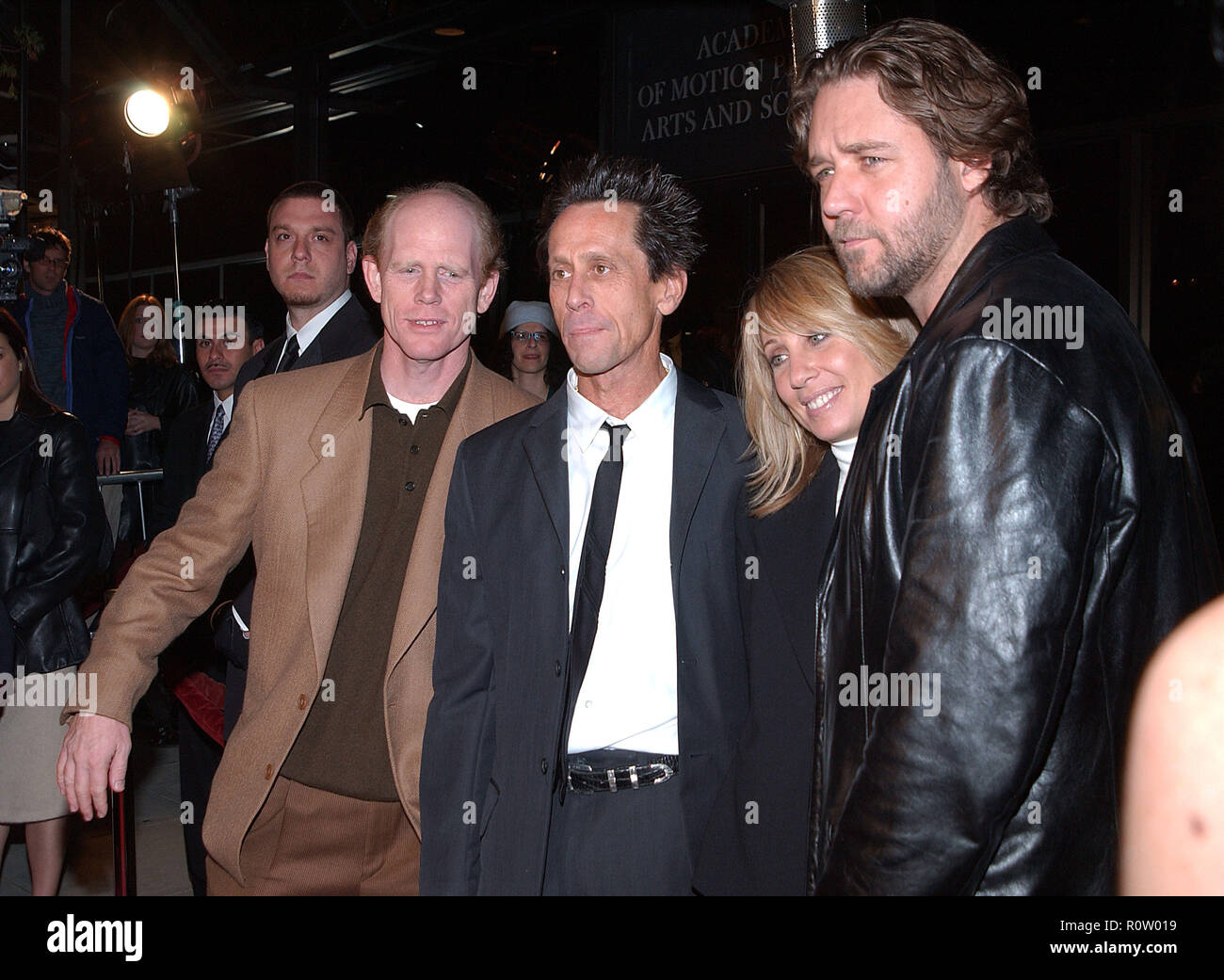 Russell crowe brian grazer hi-res stock photography and images - Alamy