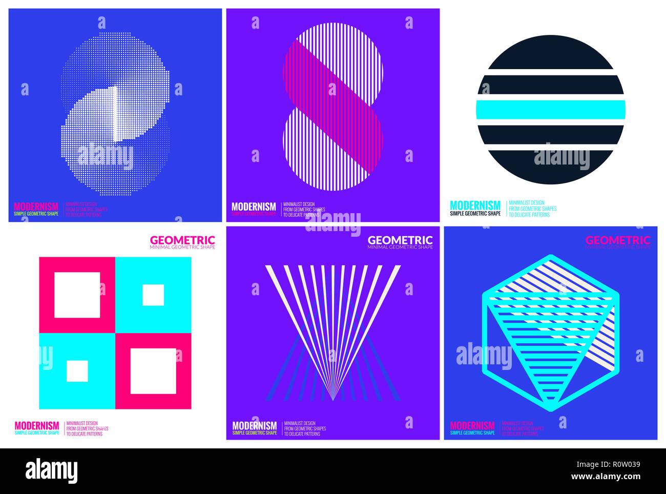 Simplicity of geometric forms Stock Vector Images - Alamy