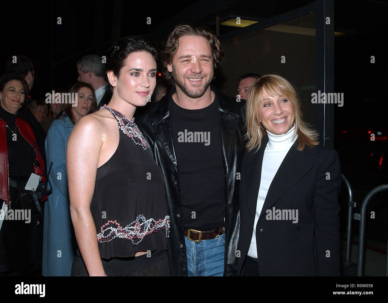 Jennifer Connelly, Russell Crowe and Stacey Snider posing at the ...