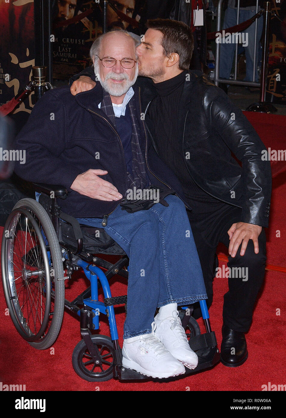 Tom Cruise and Ron Kovic arriving at the " The Last Samurai Premiere ...