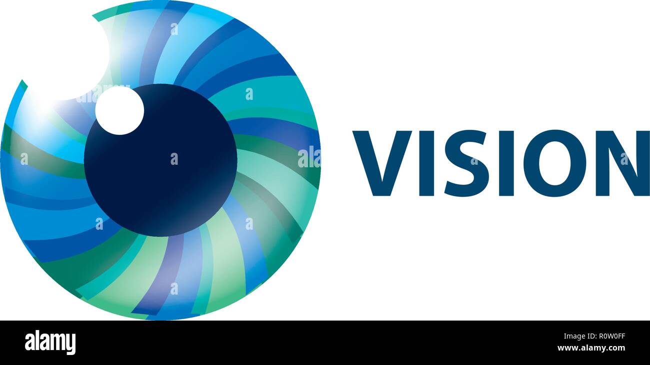 Sign in the shape of the eye. Vector illustration of the icon Stock ...