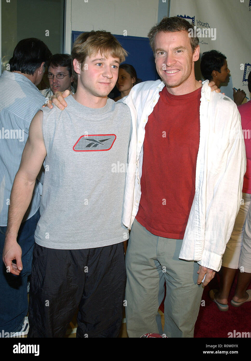 Tate Donovan and Benjamin McKenzie (O.C.) at the "ANNENBERG FOUNDATION ...