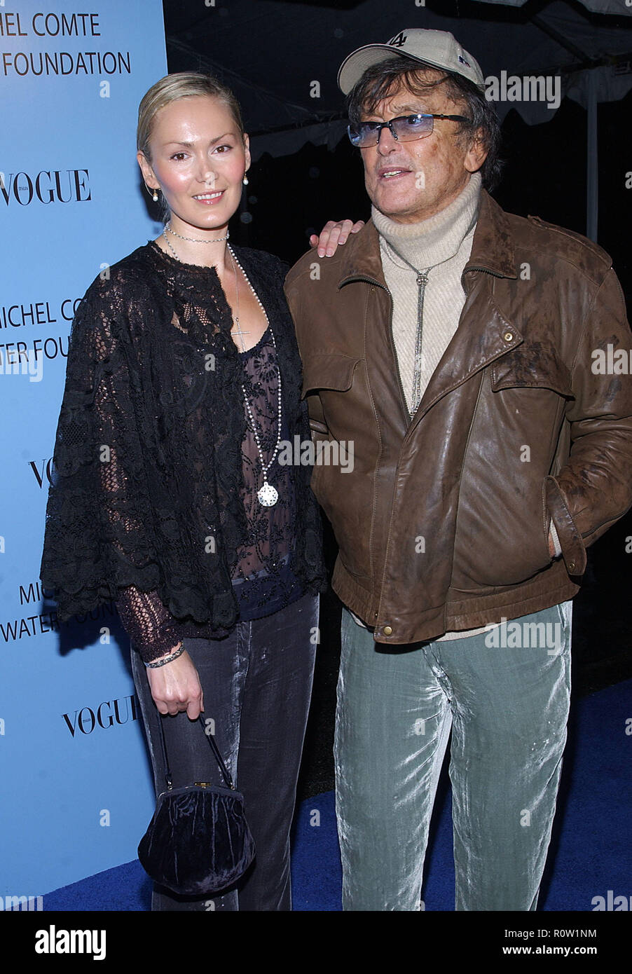 Robert Evans and Tatiana Shoan arriving at the Celebrity, fashion ...