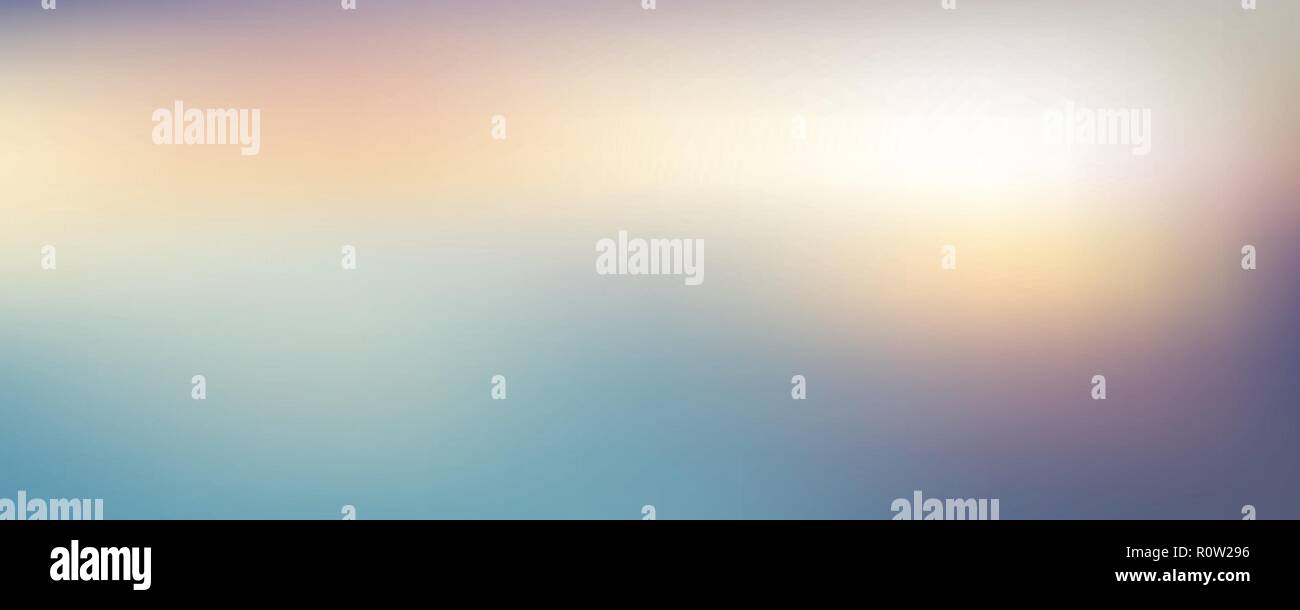 Abstract blurred gradient twilight background. Colorful sky with ...
