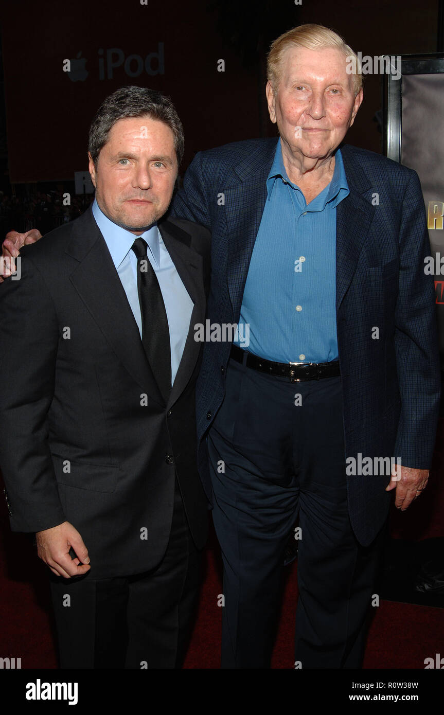Brad Gray and Sumner Redstone - The Iron Man Premiere at the chinese ...