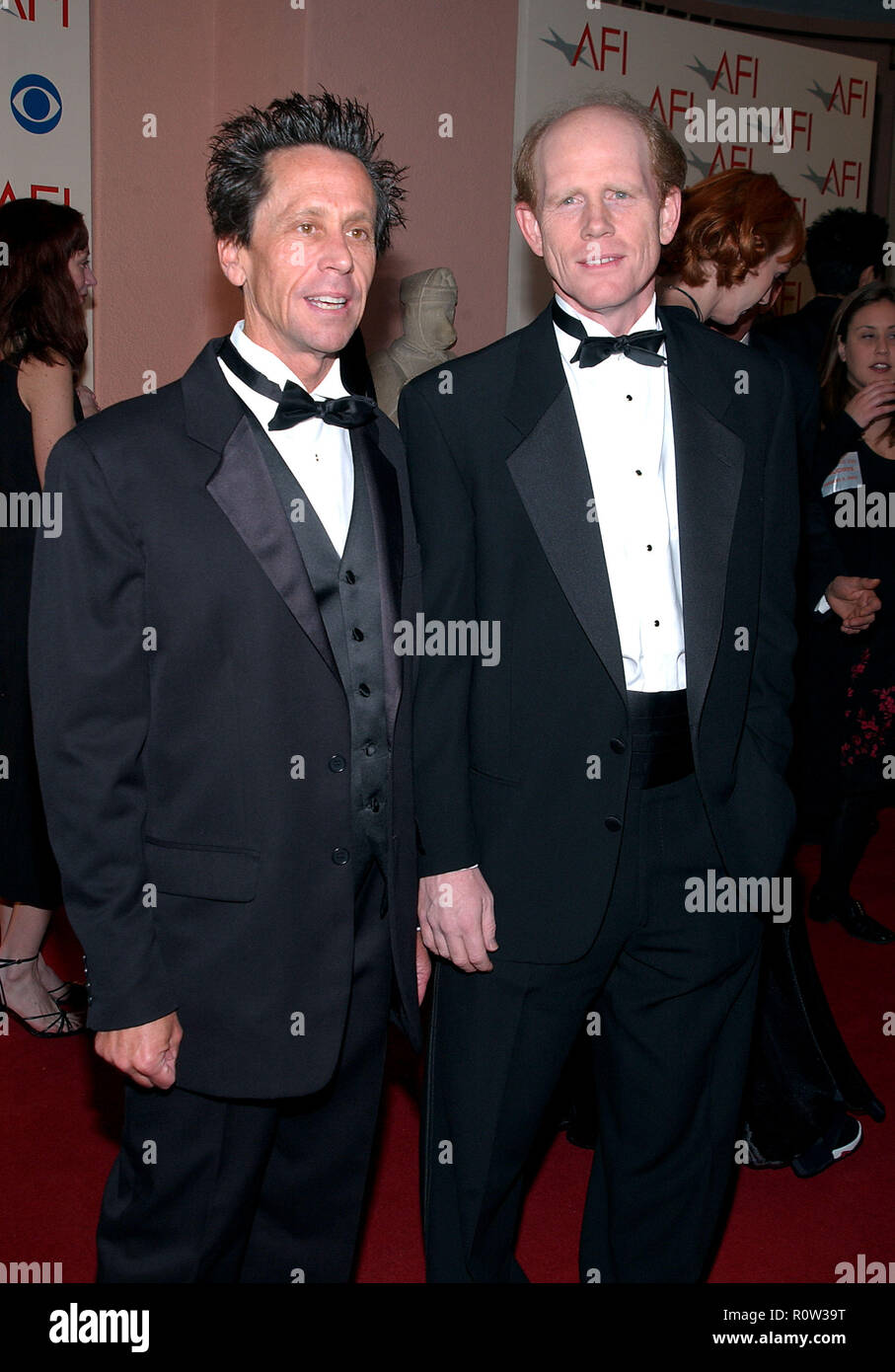 Brian Grazer and Ron Howard arrives at the AFI Awards 2001 at the ...