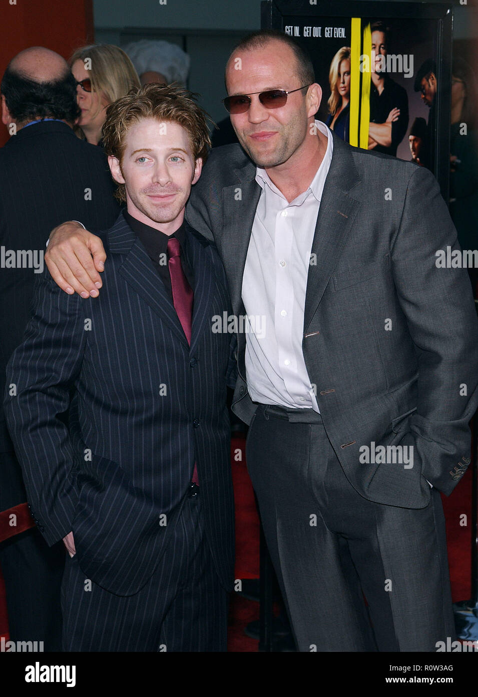 Seth Green and Jason Statham arriving at the Premiere of " The Italian ...
