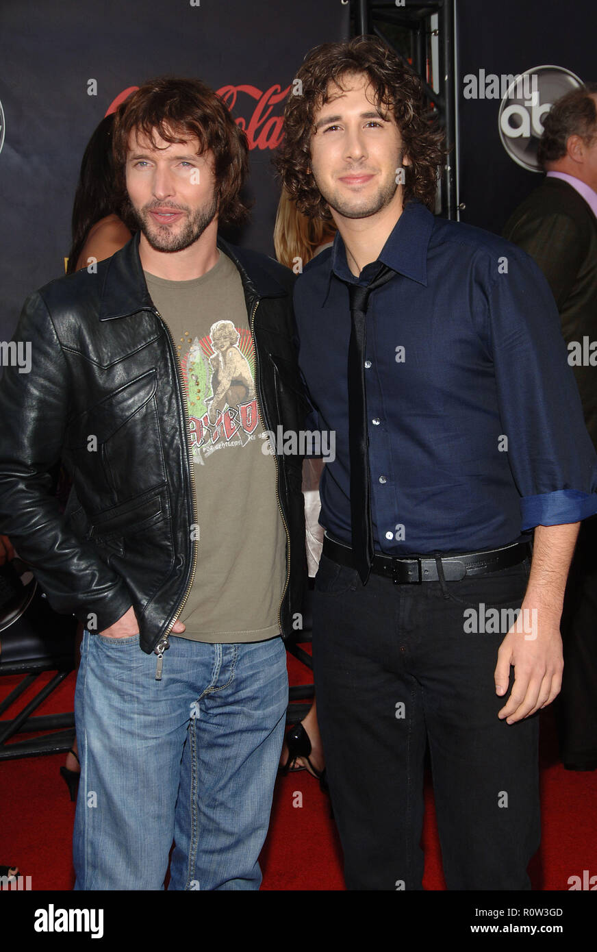 Josh Groban and James Blunt arriving at the AMA - American Music Awards ...