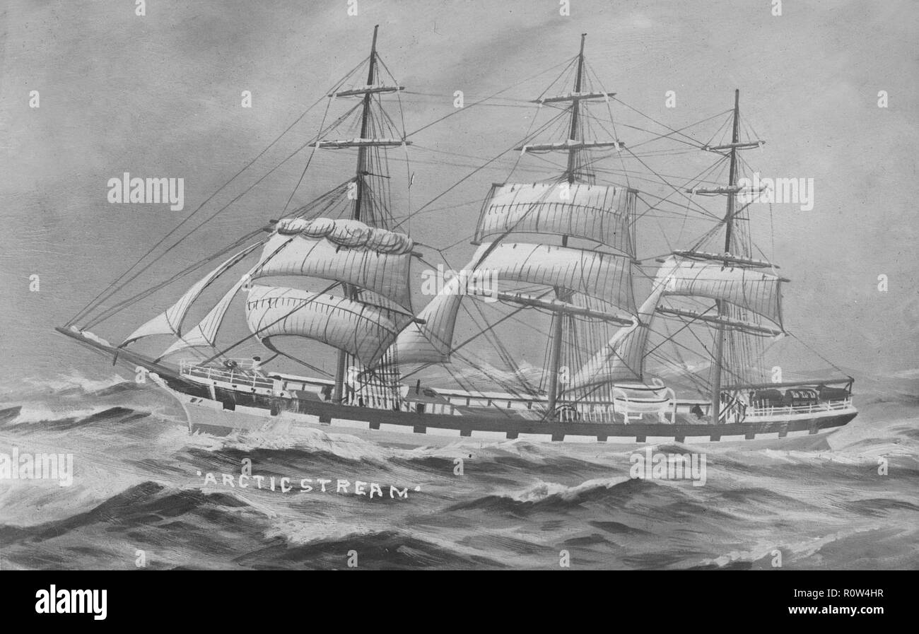 Cargo schooner Black and White Stock Photos & Images - Alamy