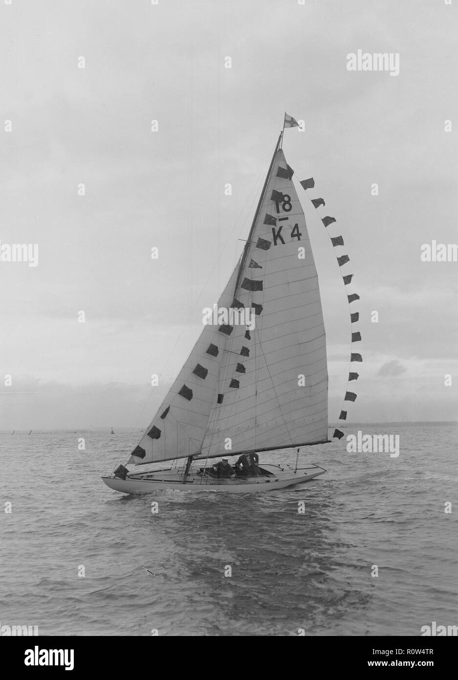 Saling boat Black and White Stock Photos & Images - Alamy