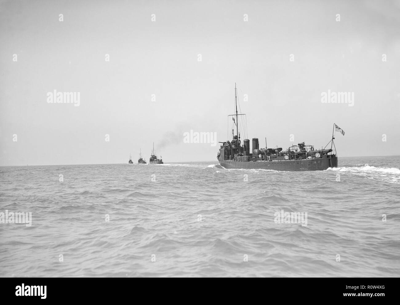 Line of Torpedo Boats under way, 1911. Creator: Kirk & Sons of Cowes ...