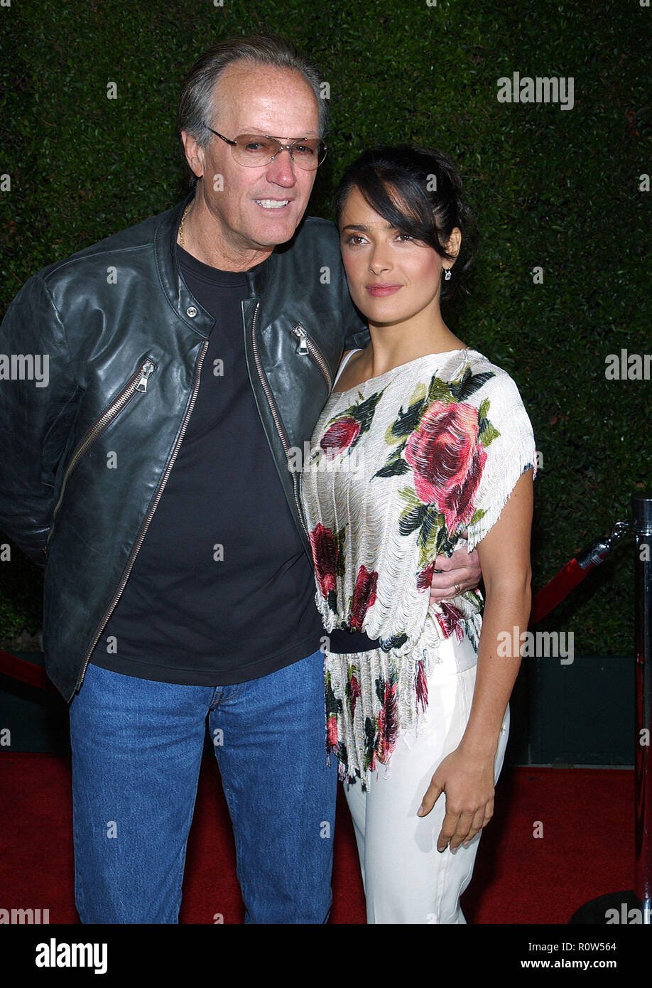 Peter Fonda Na d Salma Hayek arriving at the " Maldonado Miracle ...