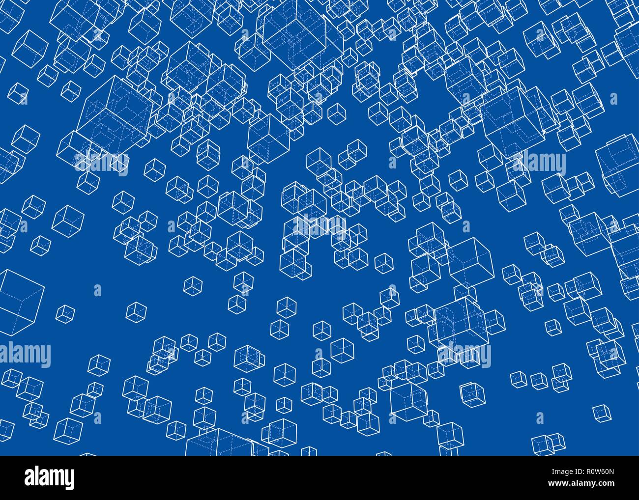 Vector abstract boxes background Stock Vector Image & Art - Alamy