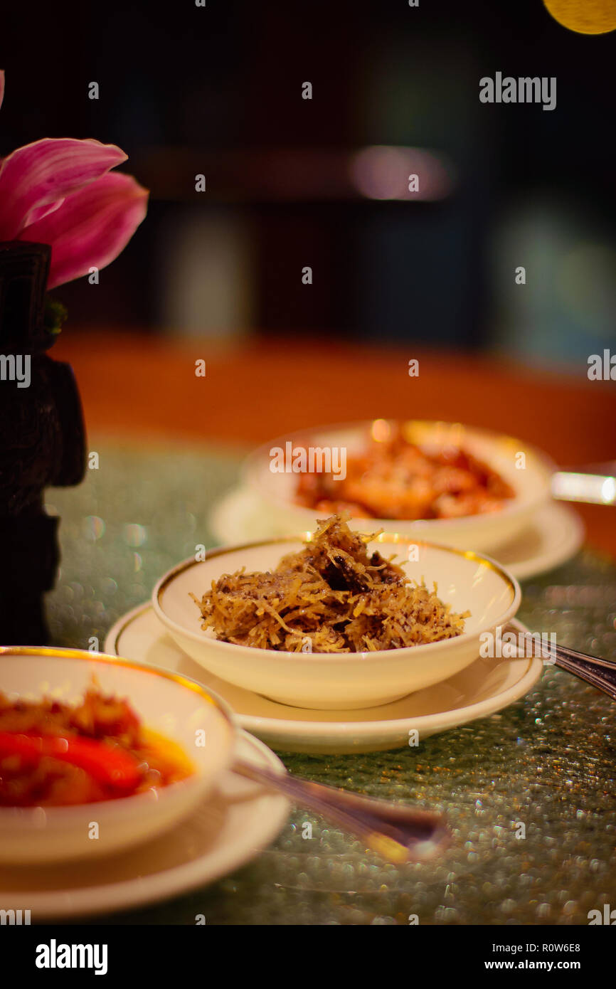 condiments and sauces, appetisers to accompany chinese food Stock Photo ...