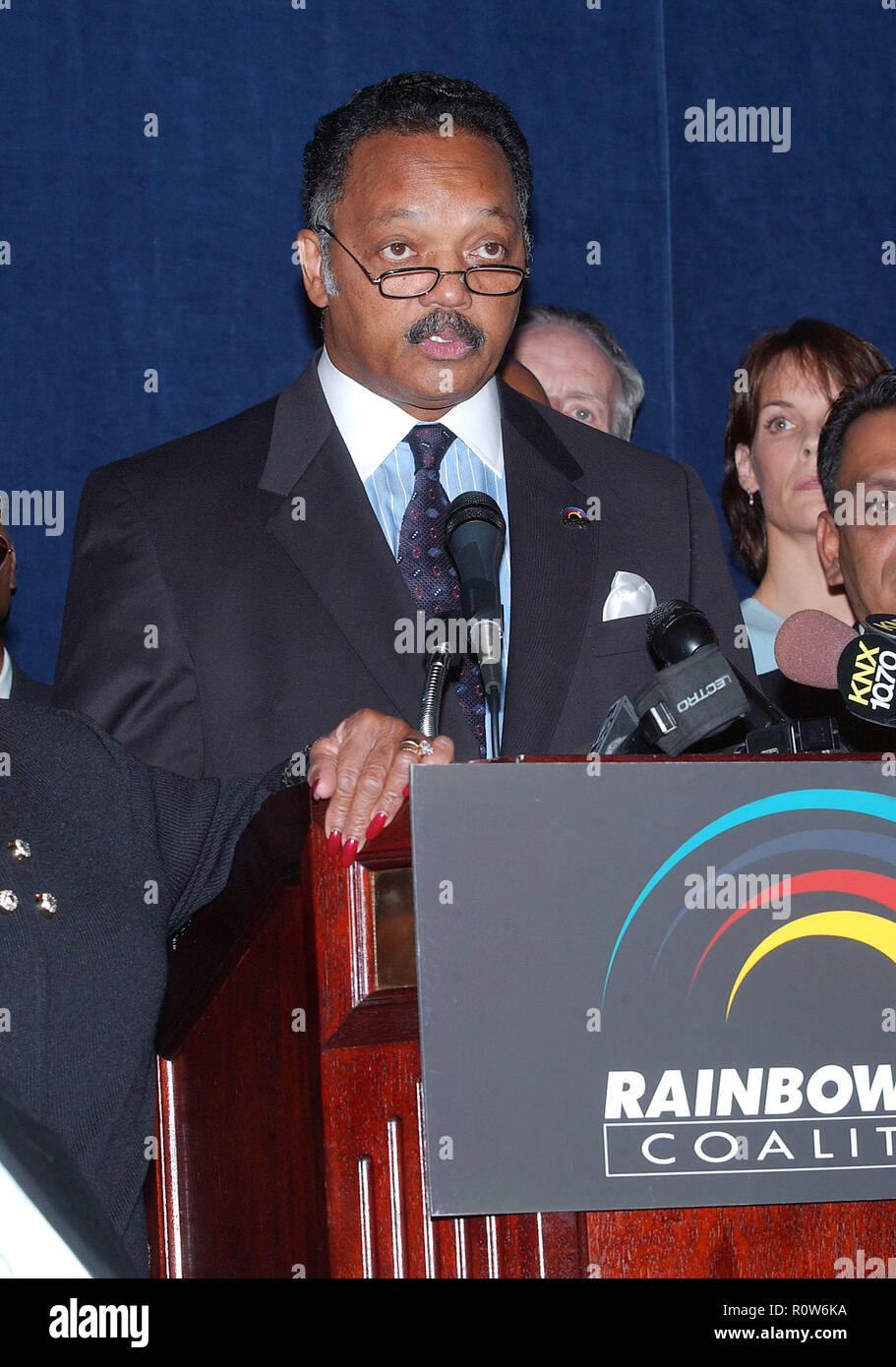 Jesse Jackson at the "Rainbow/Push Coalition 2002" at the Beverly ...