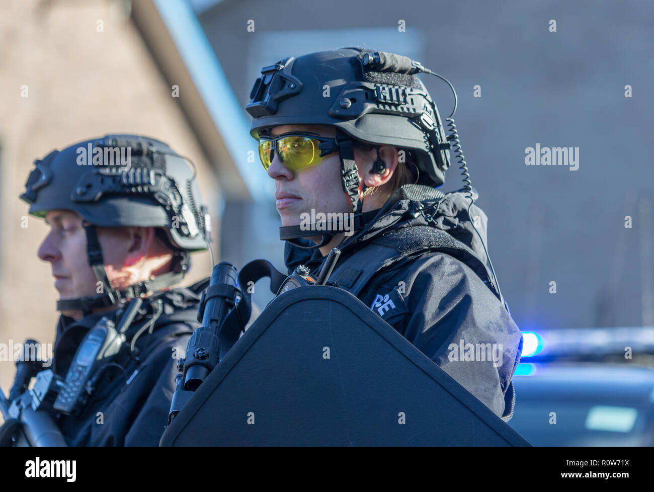Specialist police team hi-res stock photography and images - Alamy