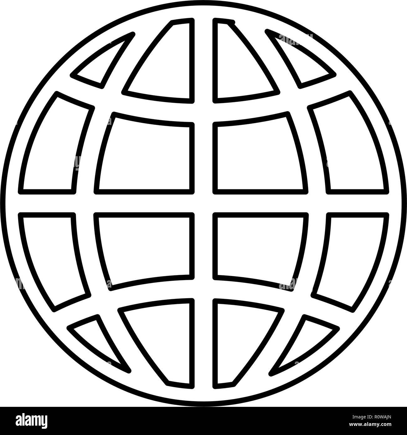 world connection on white background vector illustration Stock Vector ...