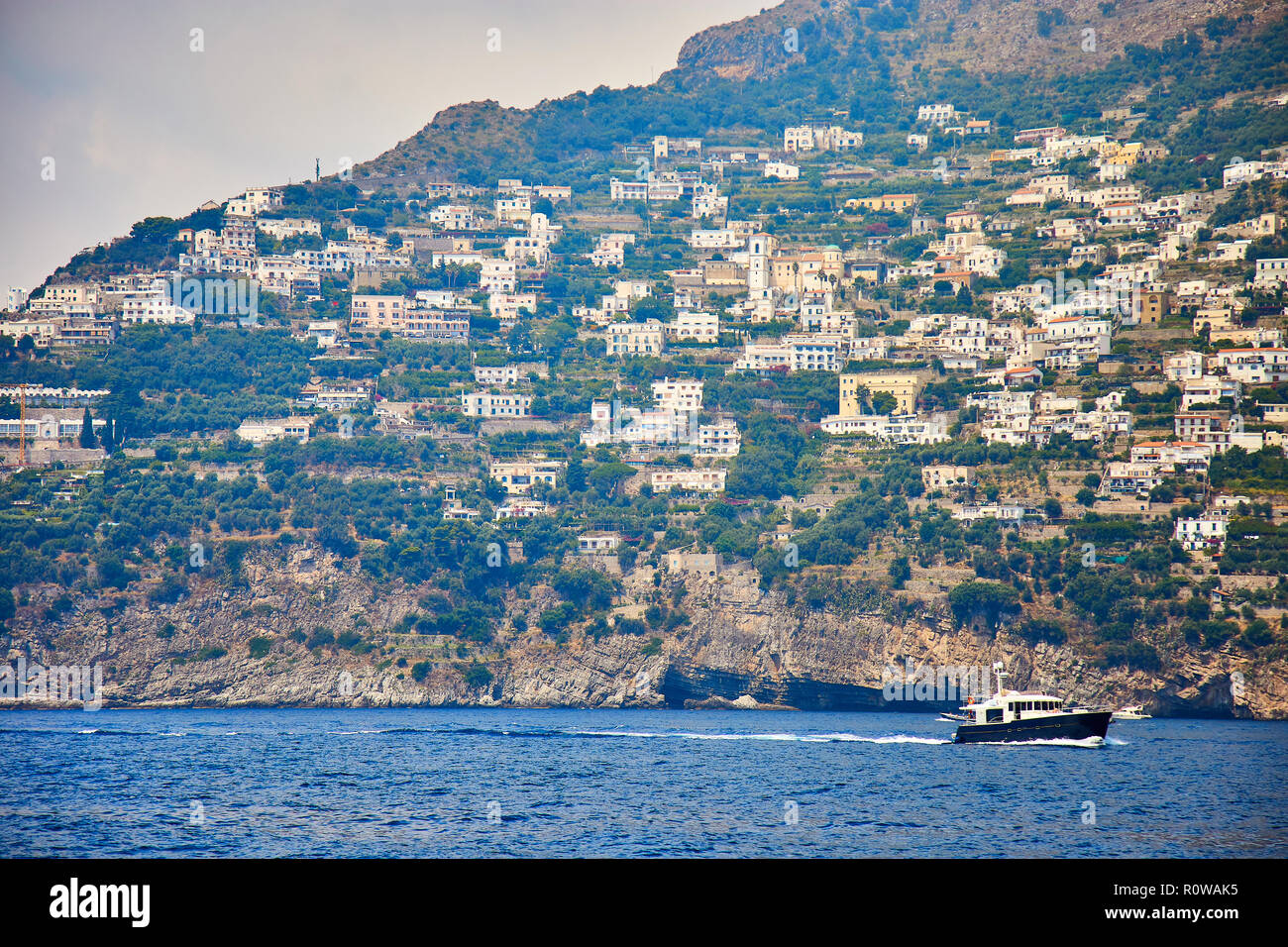 Positano, Amalfi Coast, Campania, Italy. Beautiful View of Positano ...