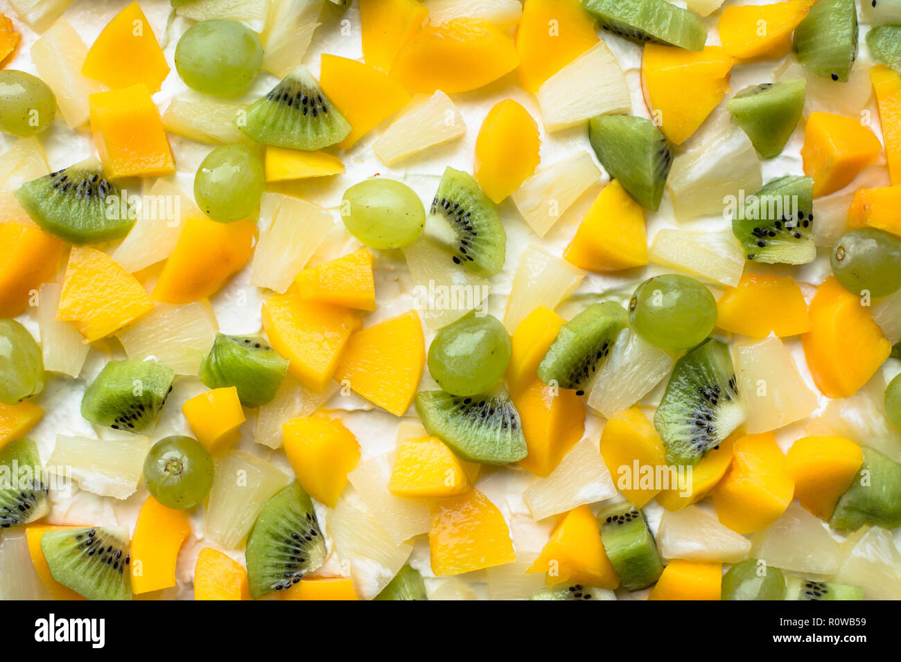 Sliced fruits texture, natural background Stock Photo - Alamy