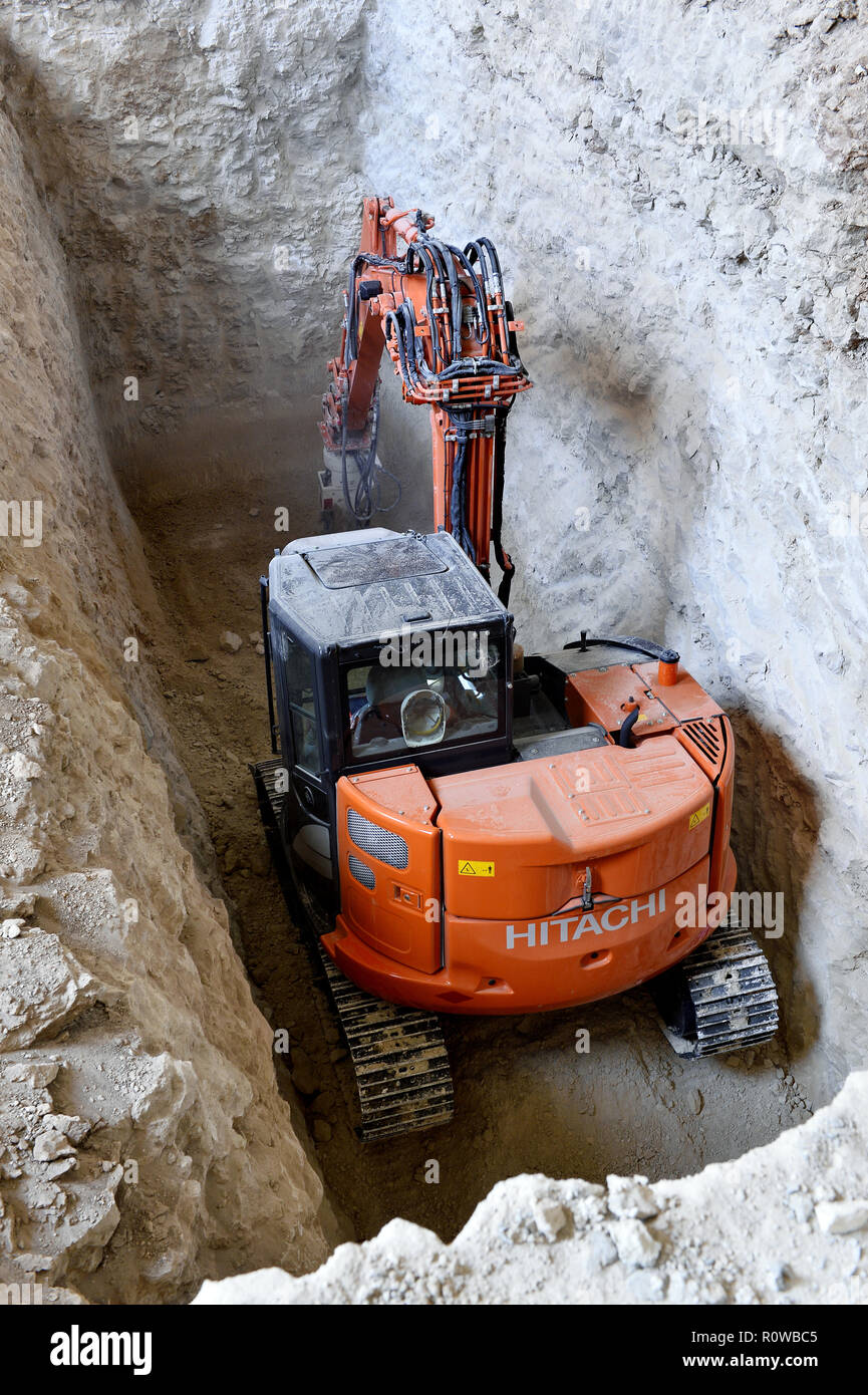 Worksite - France Stock Photo - Alamy