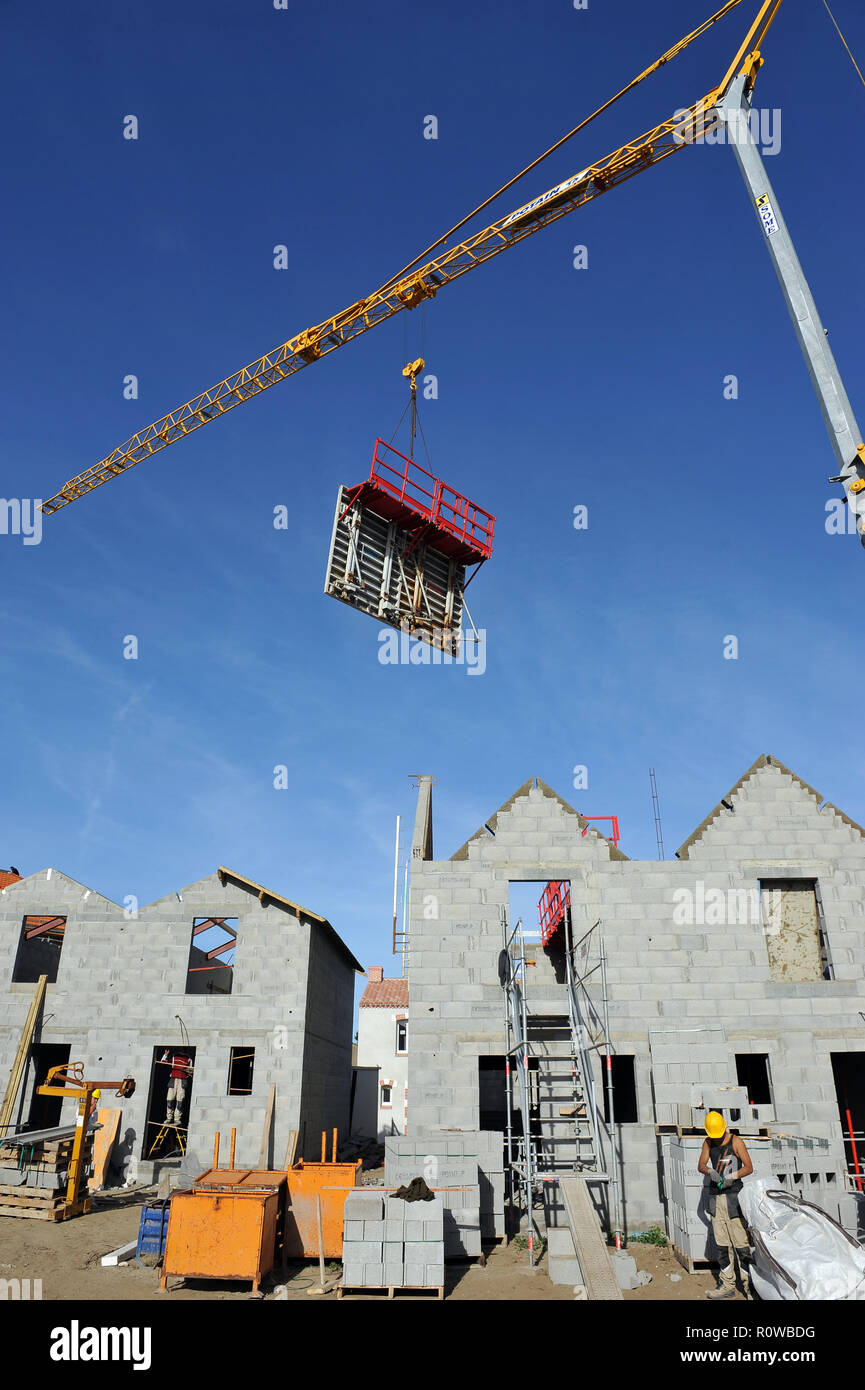 Worksite - France Stock Photo - Alamy