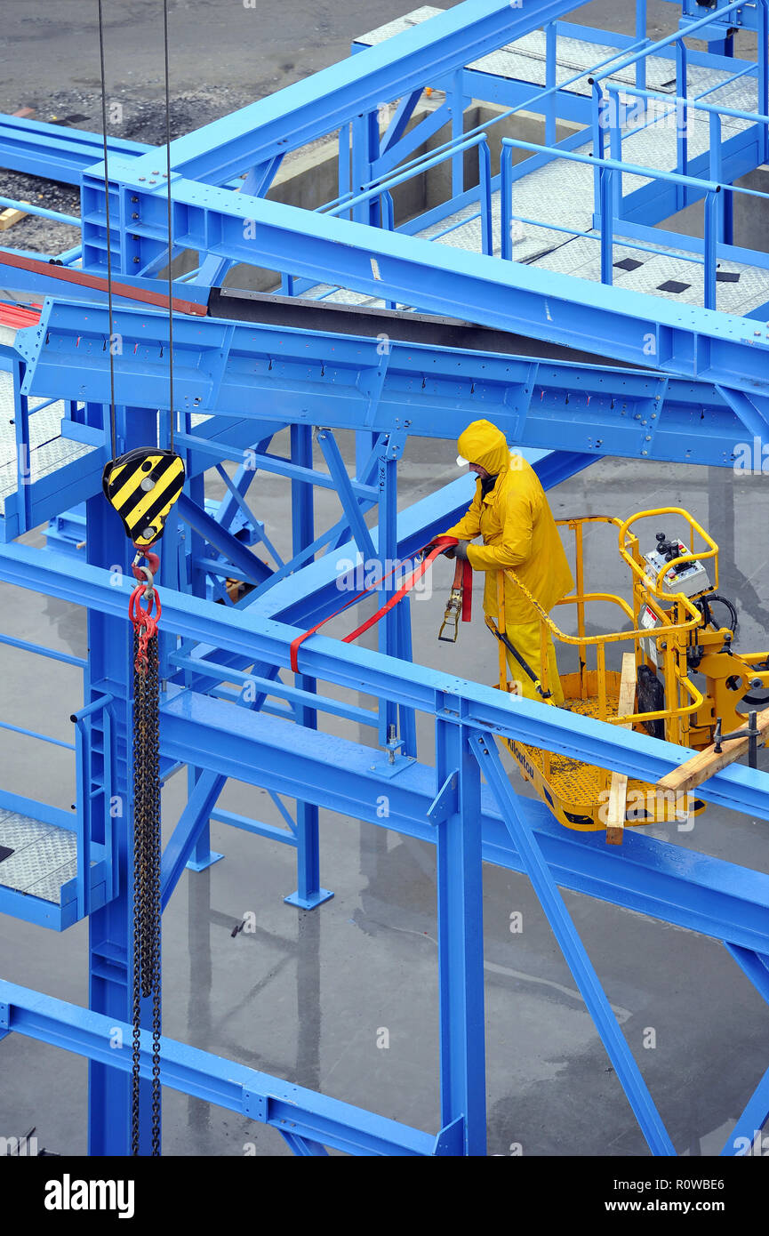 Worksite - France Stock Photo - Alamy