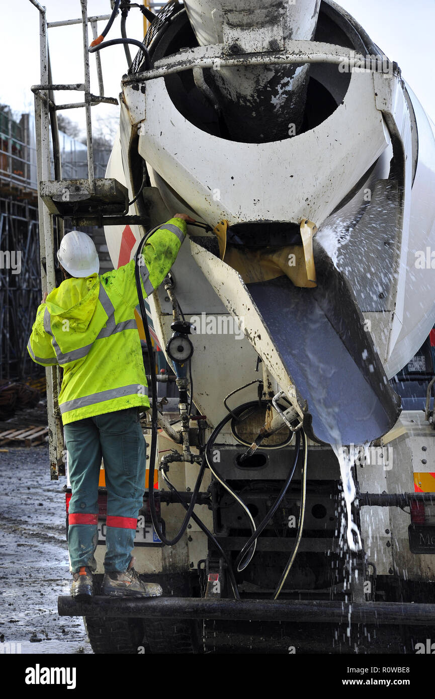 Worksite - France Stock Photo - Alamy