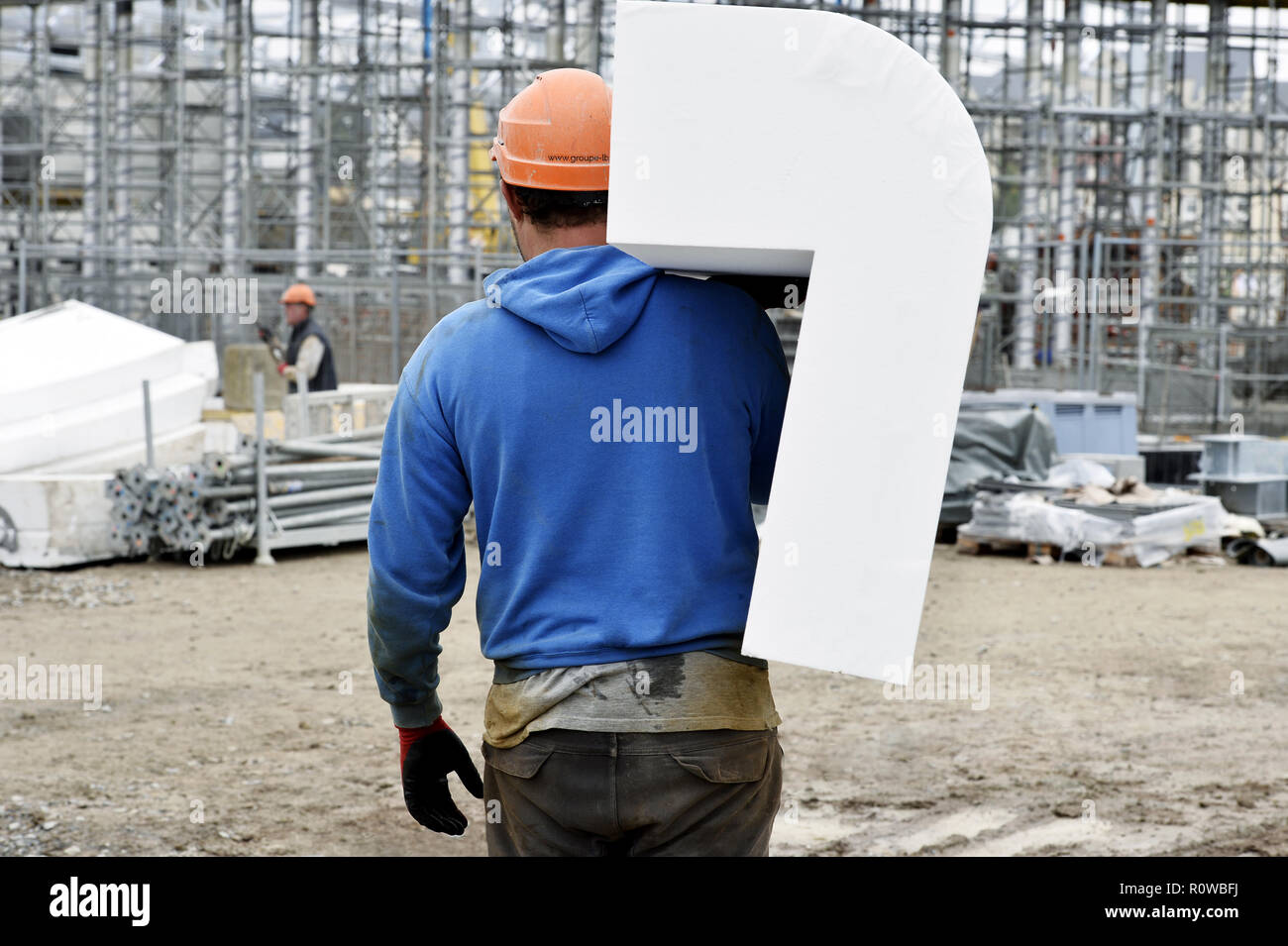 Worksite - France Stock Photo - Alamy
