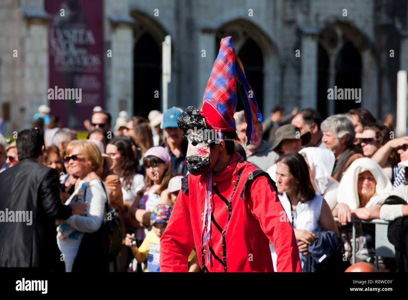 Parade of costumes and traditional masks of Iberia at the XII ...