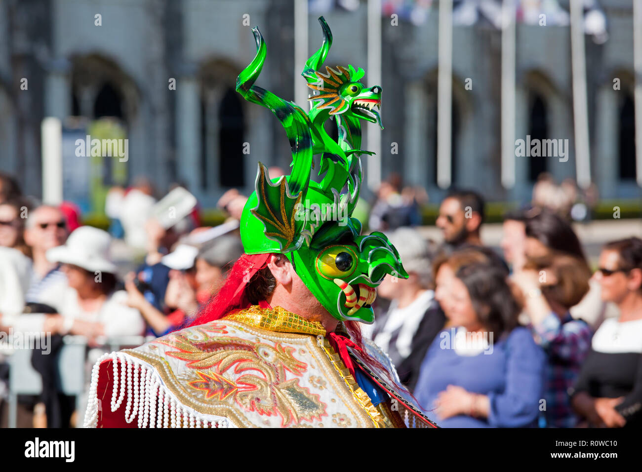 Parade of costumes and traditional masks of Iberia at the XII ...