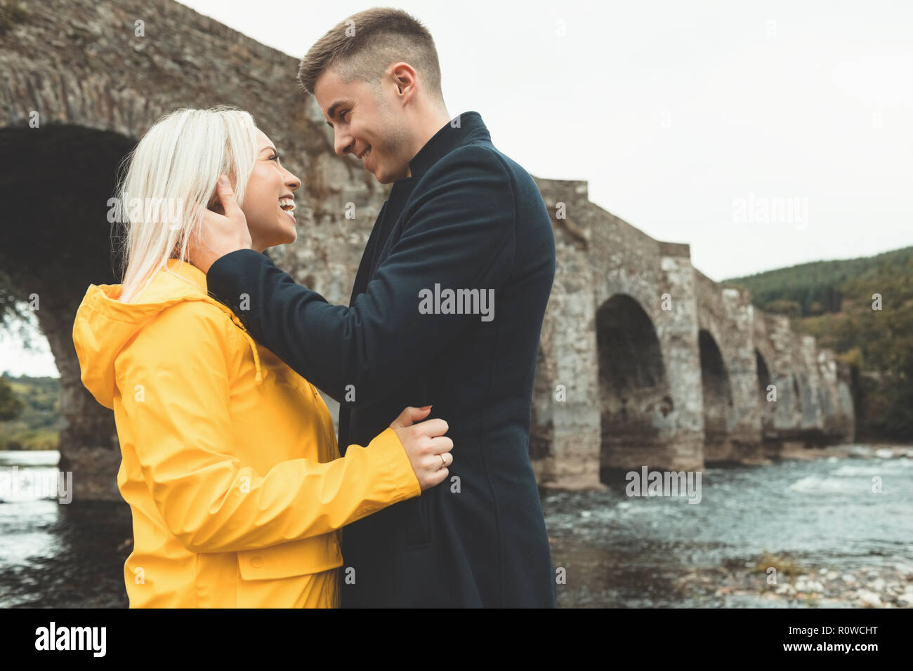 Beautiful peaceful romantic couple river hi-res stock photography and ...