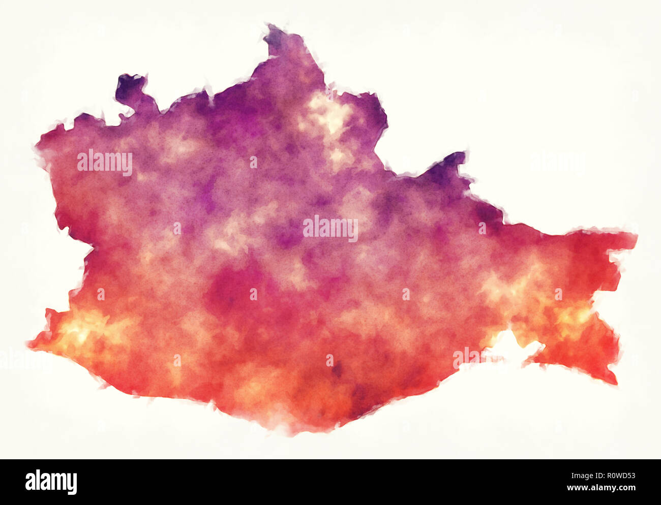 Oaxaca mexico map hi-res stock photography and images - Alamy