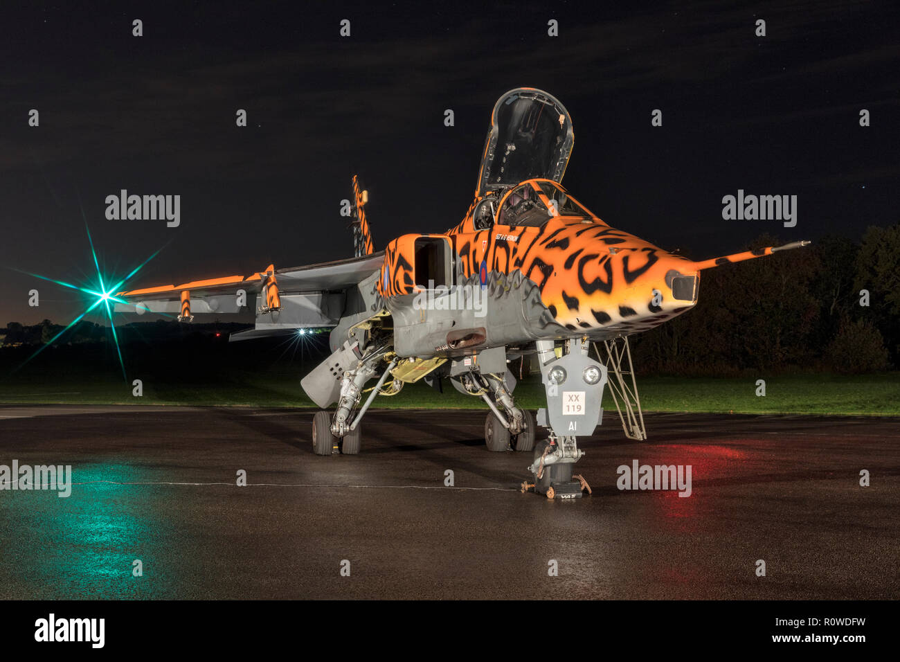 Sepecat Jaguar RAF strike attack aircraft Stock Photo - Alamy