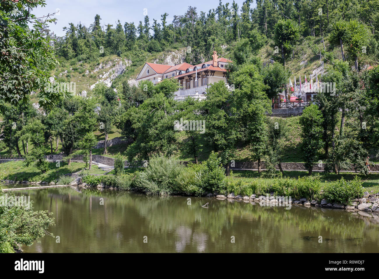 Park Postojna jama Stock Photo - Alamy