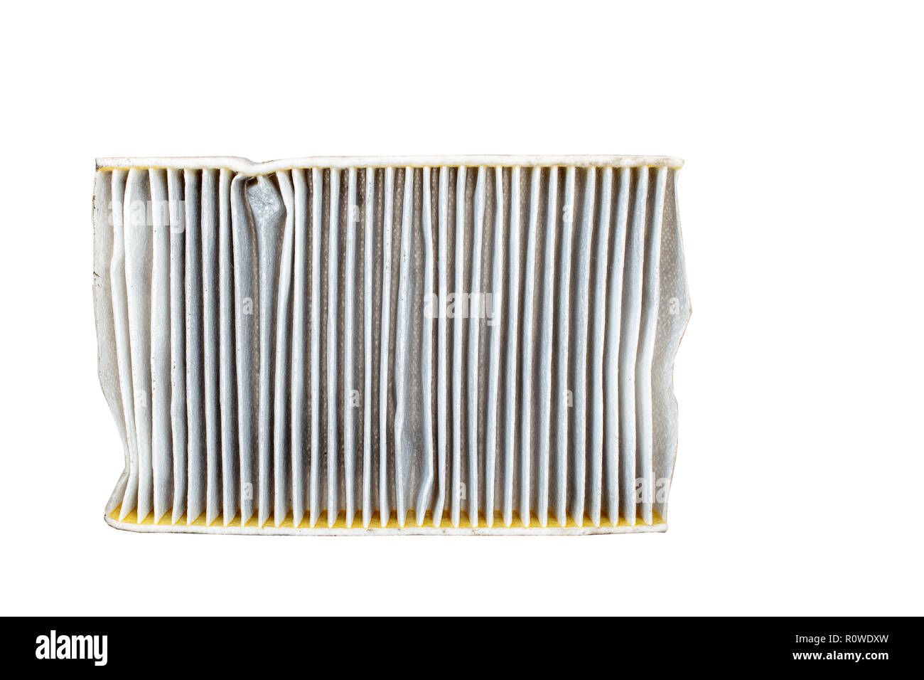 Changing a car cabin pollen filter . High efficiety particle air filter ...