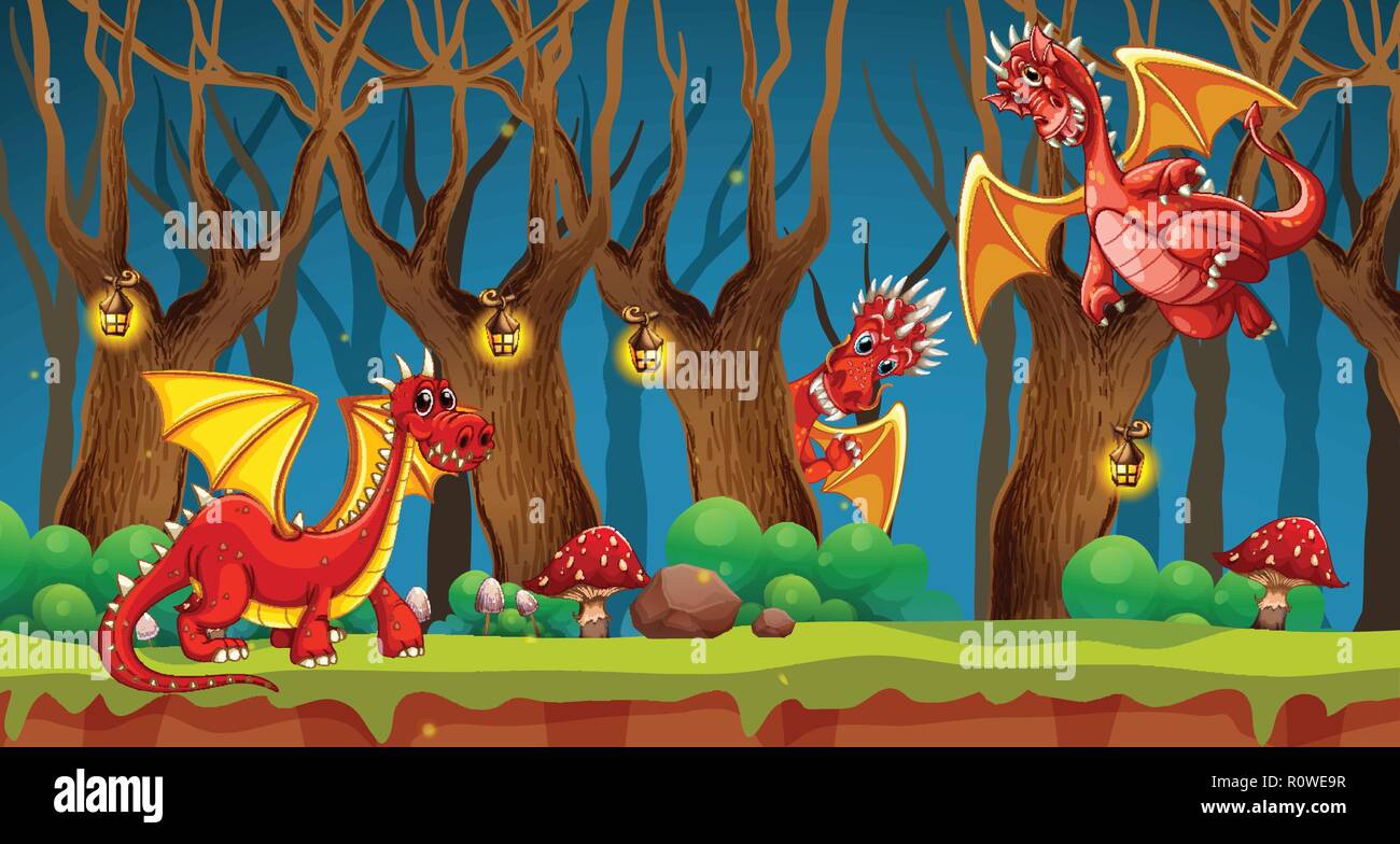 Fairy tale image dragon picture hi-res stock photography and images - Alamy