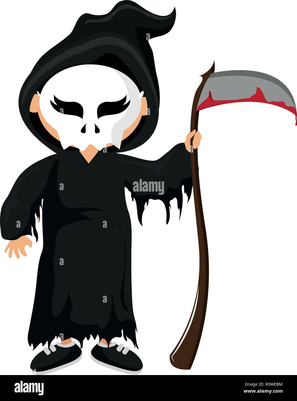 Kids costumes happy halloween Cut Out Stock Images & Pictures - Alamy