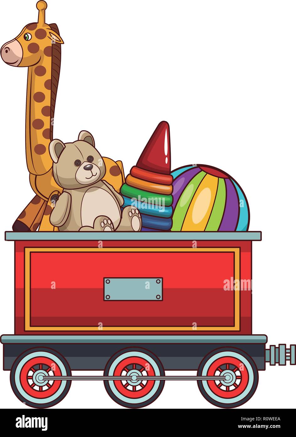 Cartoons train Stock Vector Images - Alamy