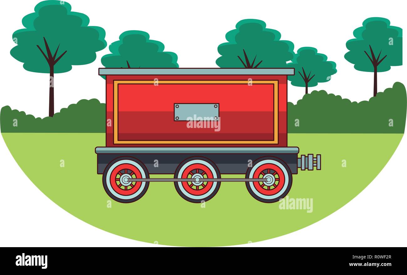 Empty train wagon Stock Vector Image & Art - Alamy